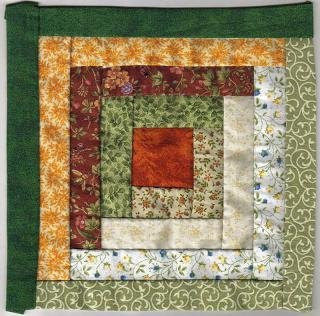 Cocina log cabin patchwork - Imagui